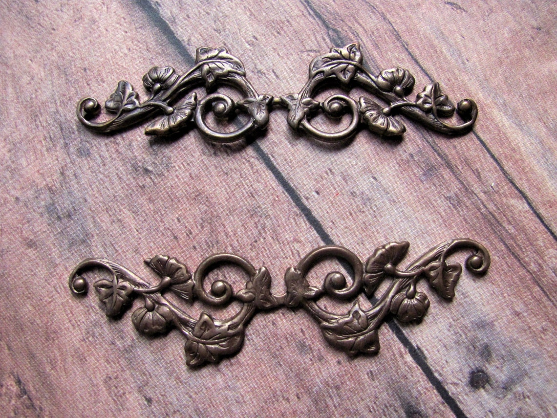 Vintaj Brass Deco Vines Border, Discontinued, Vine Border, Deco Vine ...