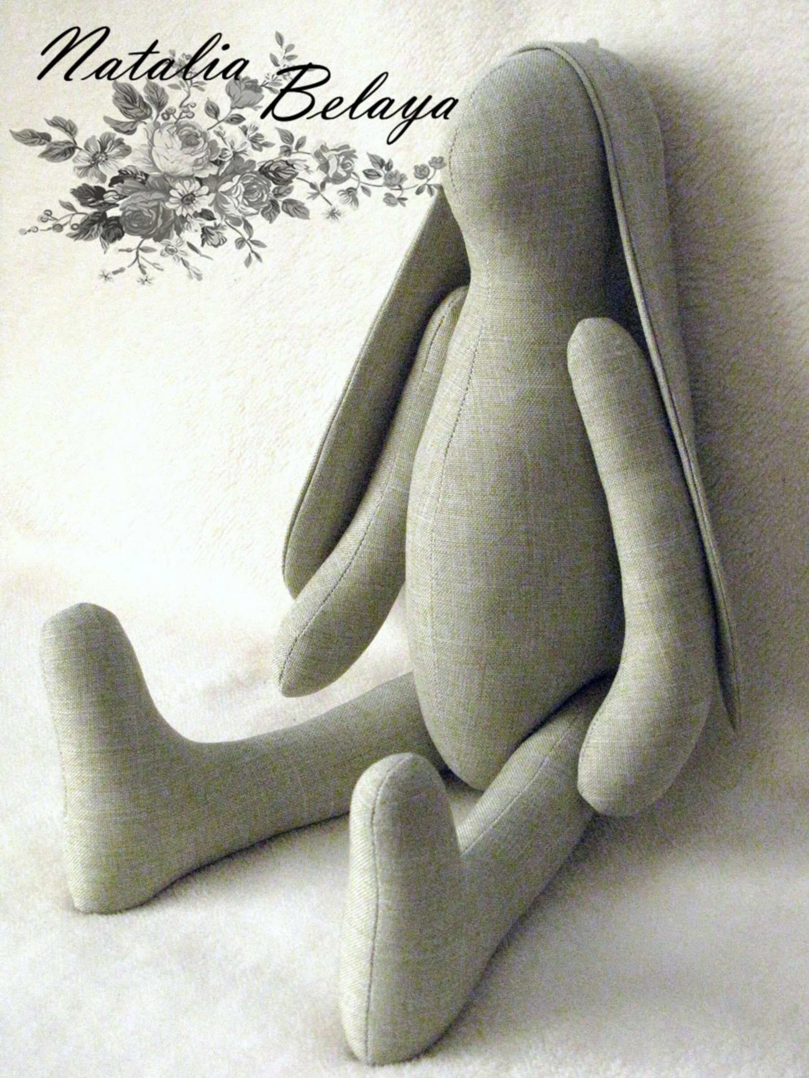 PDF Bunny Sewing Pattern Stuffed Bunny Doll Pattern Plush | Etsy