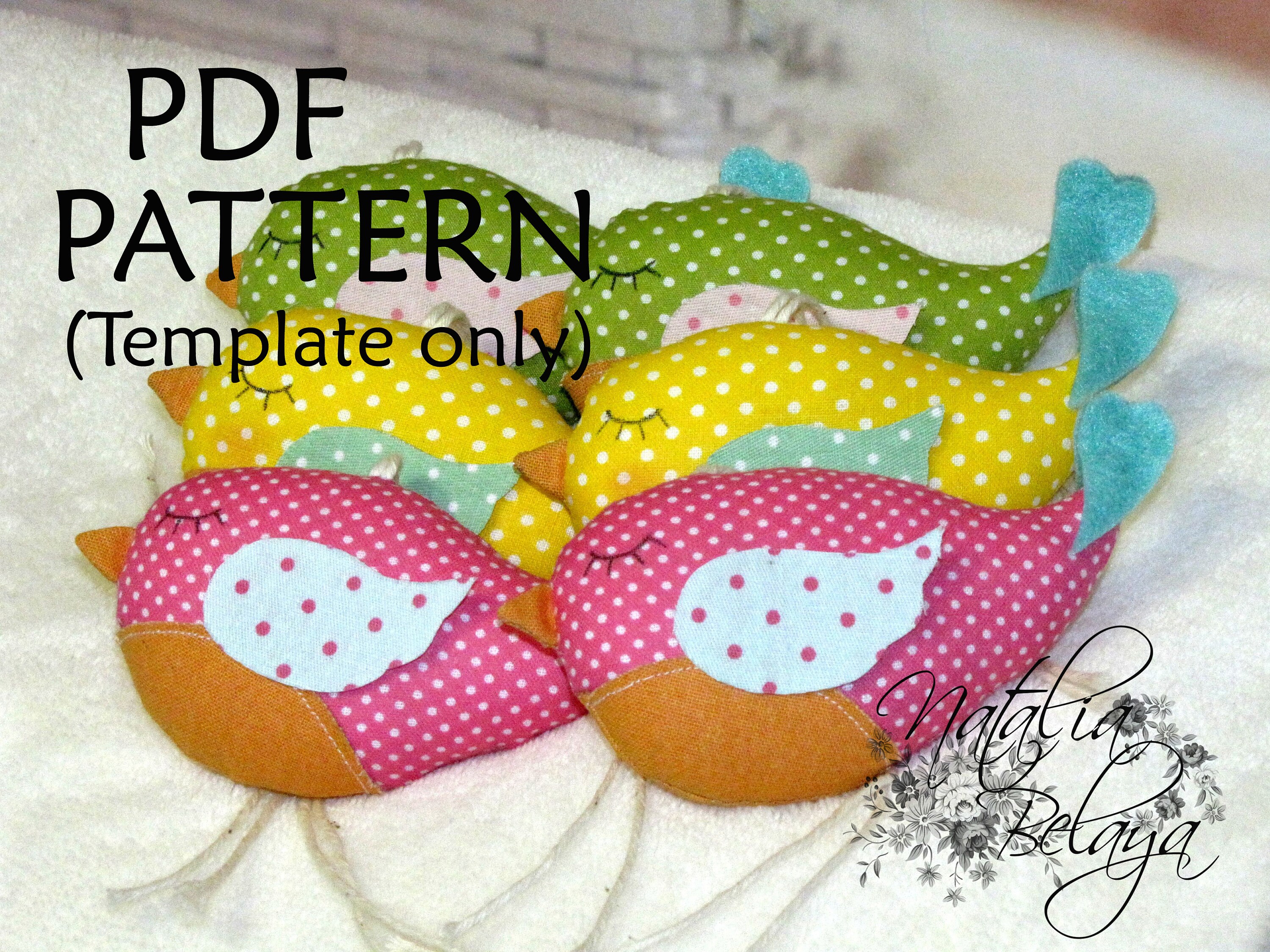 PDF Pattern. Bird Pattern. Sewing Pattern. Cute Little Bird | Etsy