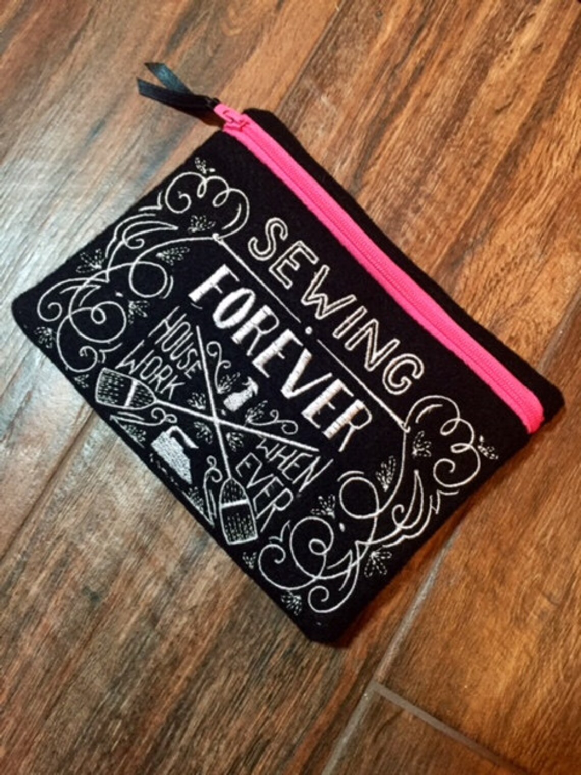 Felt Zipper Bag - Etsy