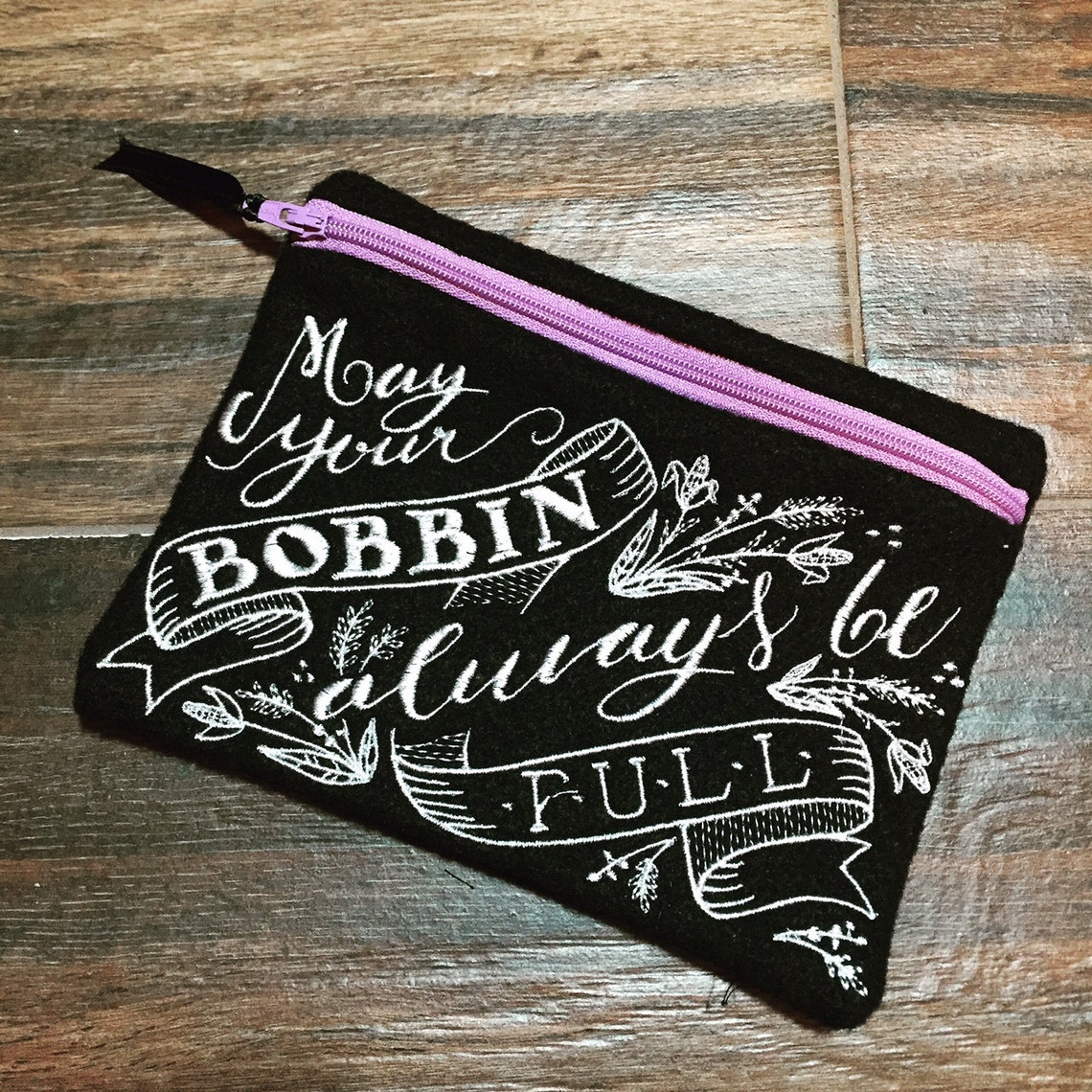 Felt Zipper Bag - Etsy