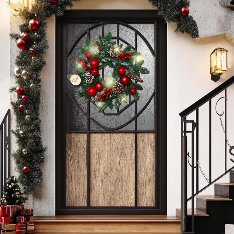 Christmas Door Garland - Etsy