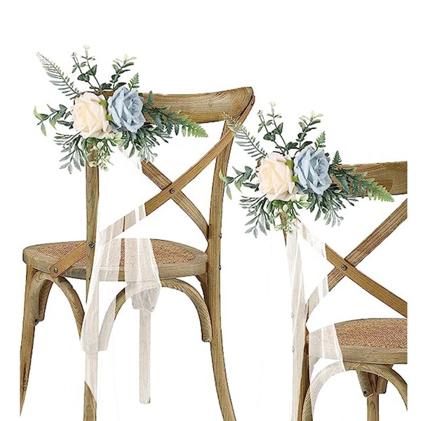 Wedding Flower Decor Ceremony Chair - Etsy