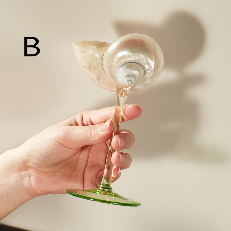 Natural Conch Sheel Wine Glass, Beach Wedding Bridesmaid Gifts, Party ...