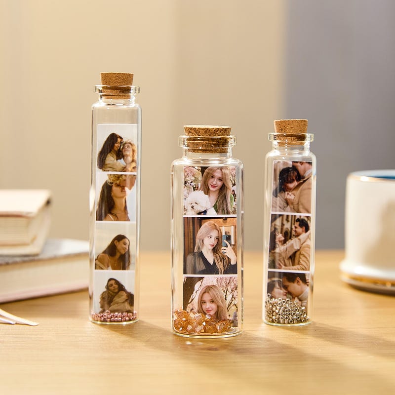 Mini Glass Message Bottle - Etsy