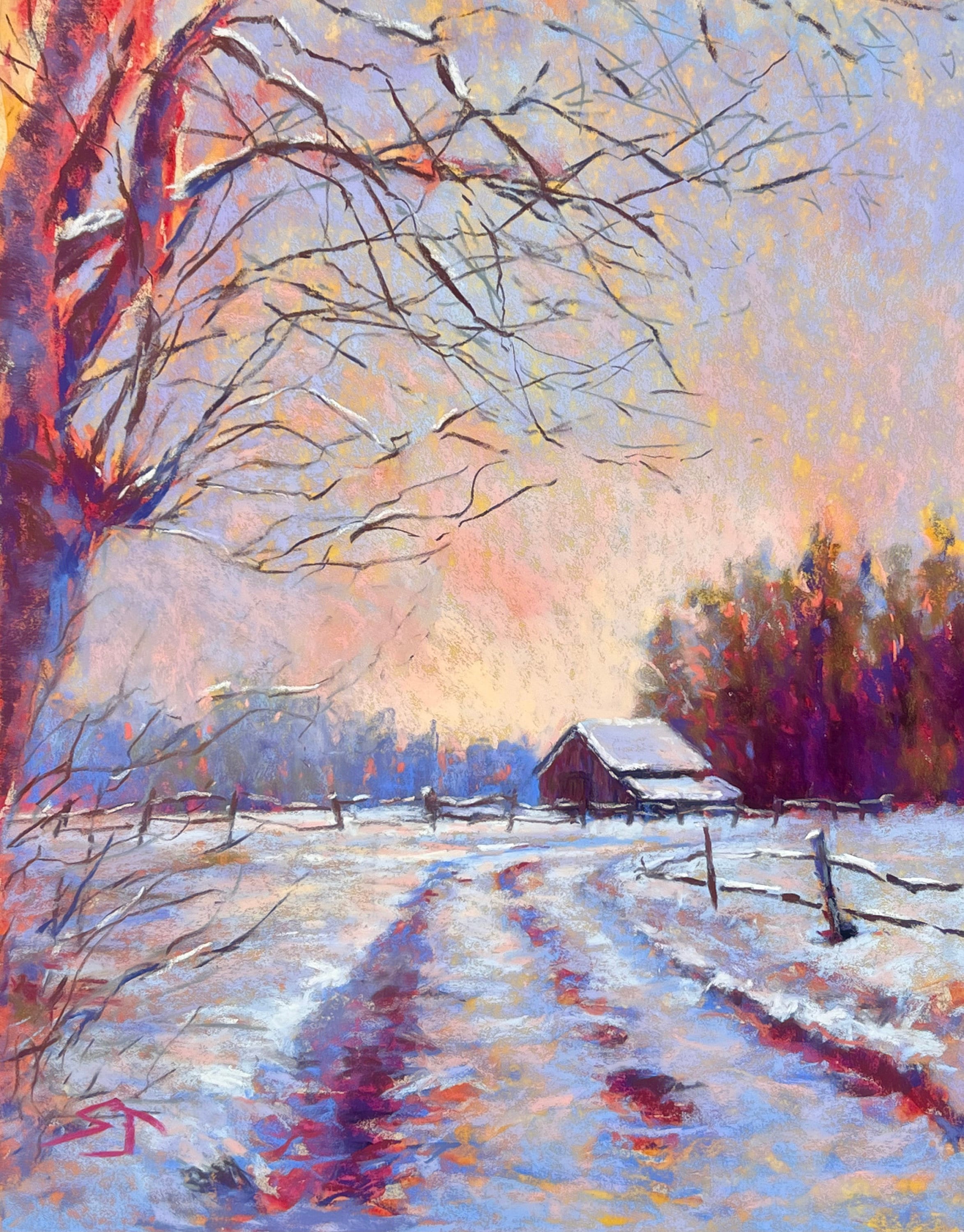 Monet Snow Paintings