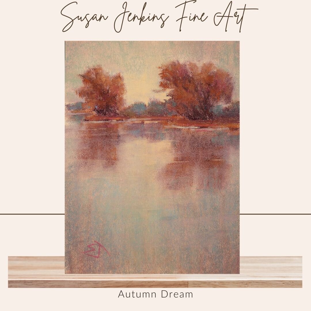 Original Pastel Painting / Autumn Landscape / 9 X 12 / Susan Jenkins - Etsy