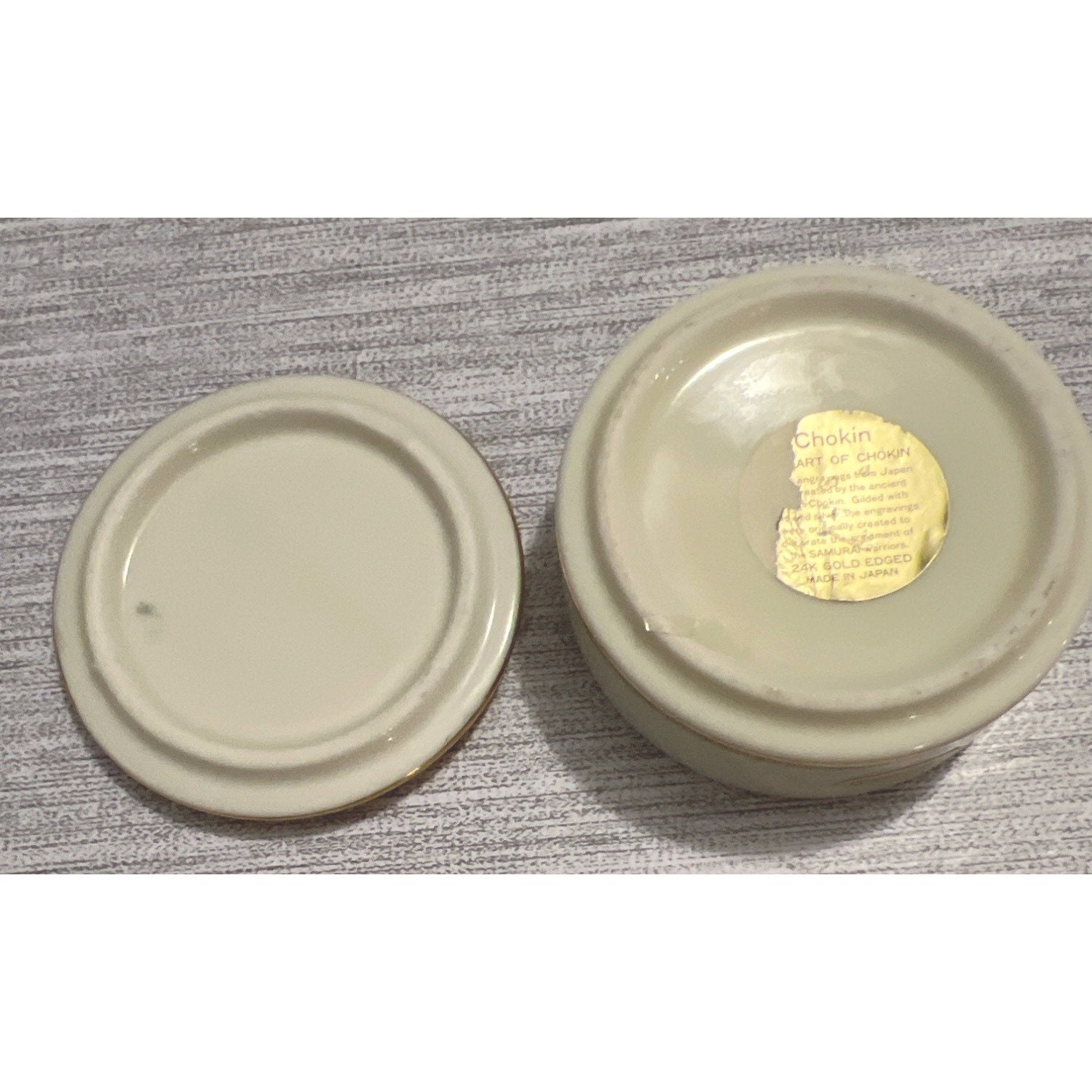 Vintage the Art of Chokin 24k Gold Edged Trinket Box Japan Swans - Etsy