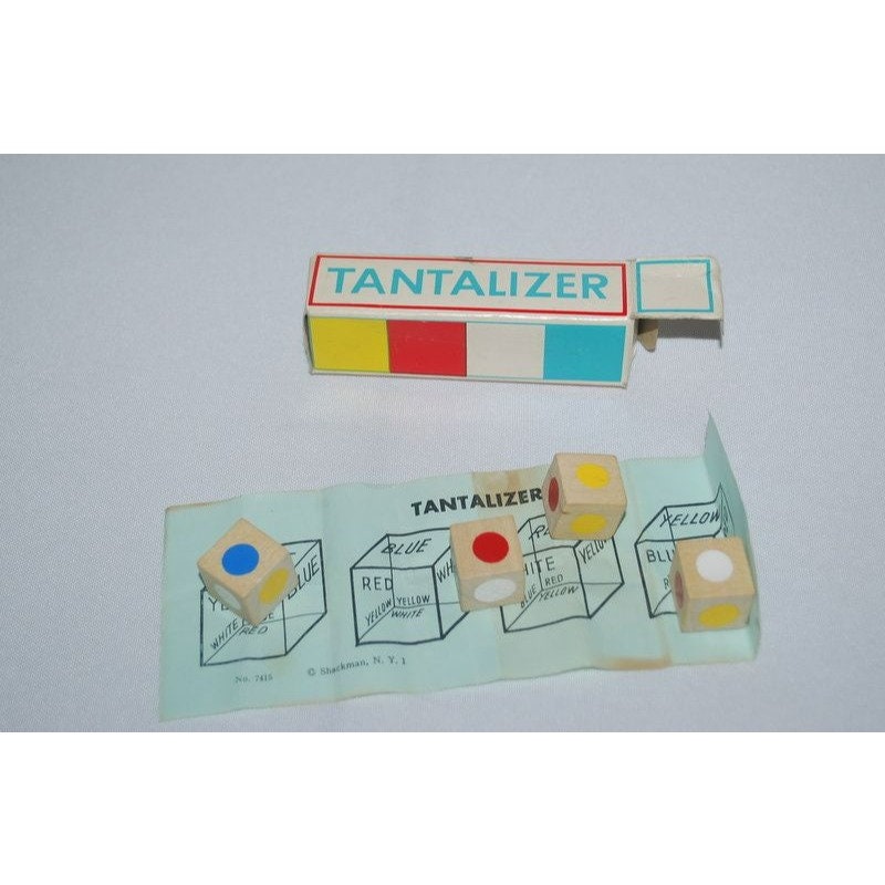 Vintage Tantalizer Wood Dice Puzzle Game W Box Parker Brothers - Etsy