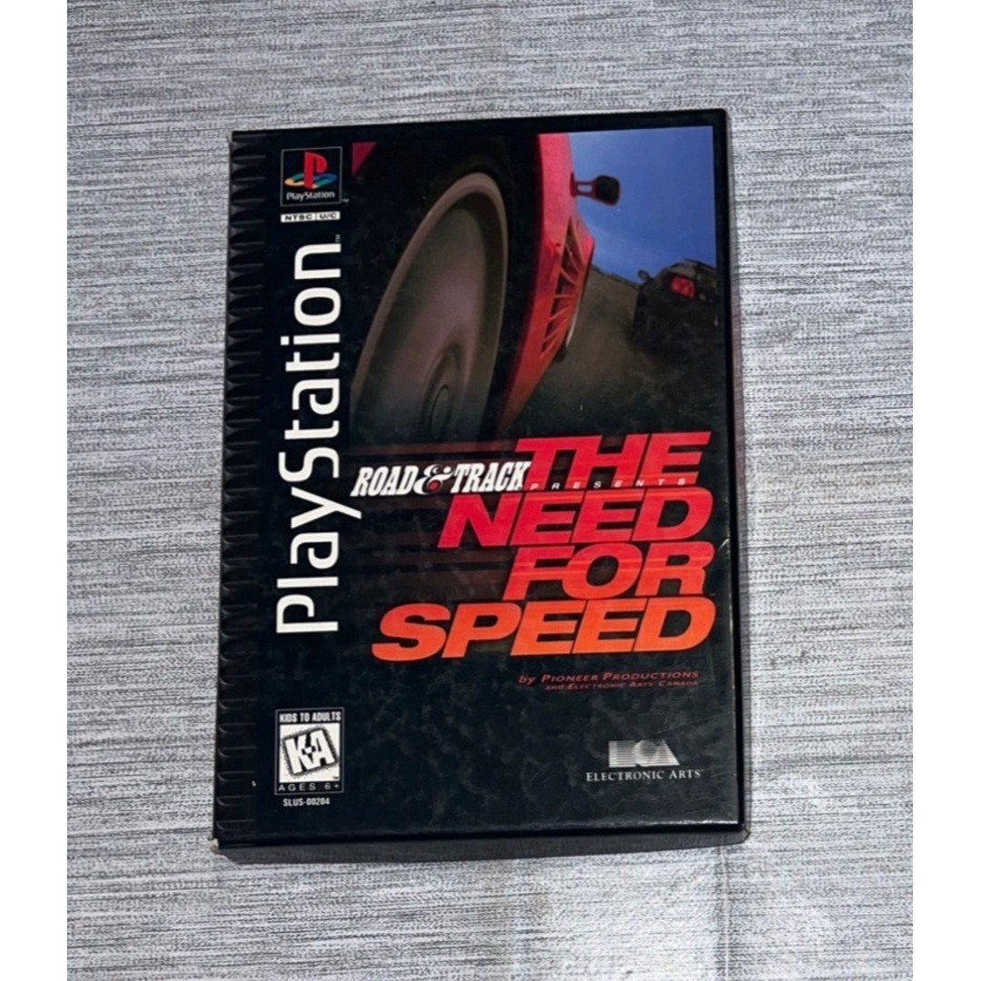Playstation PS1 the Need for Speed Game Road & Track Long Box - Etsy