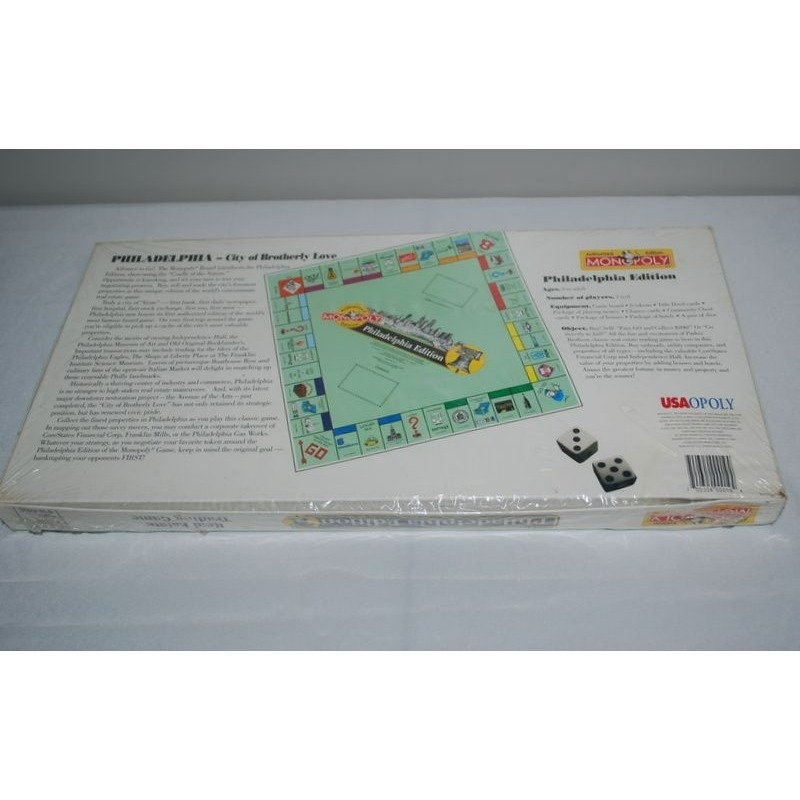 Monopoly Philadelphia Edition 1996 Board Game New Sealed - Etsy