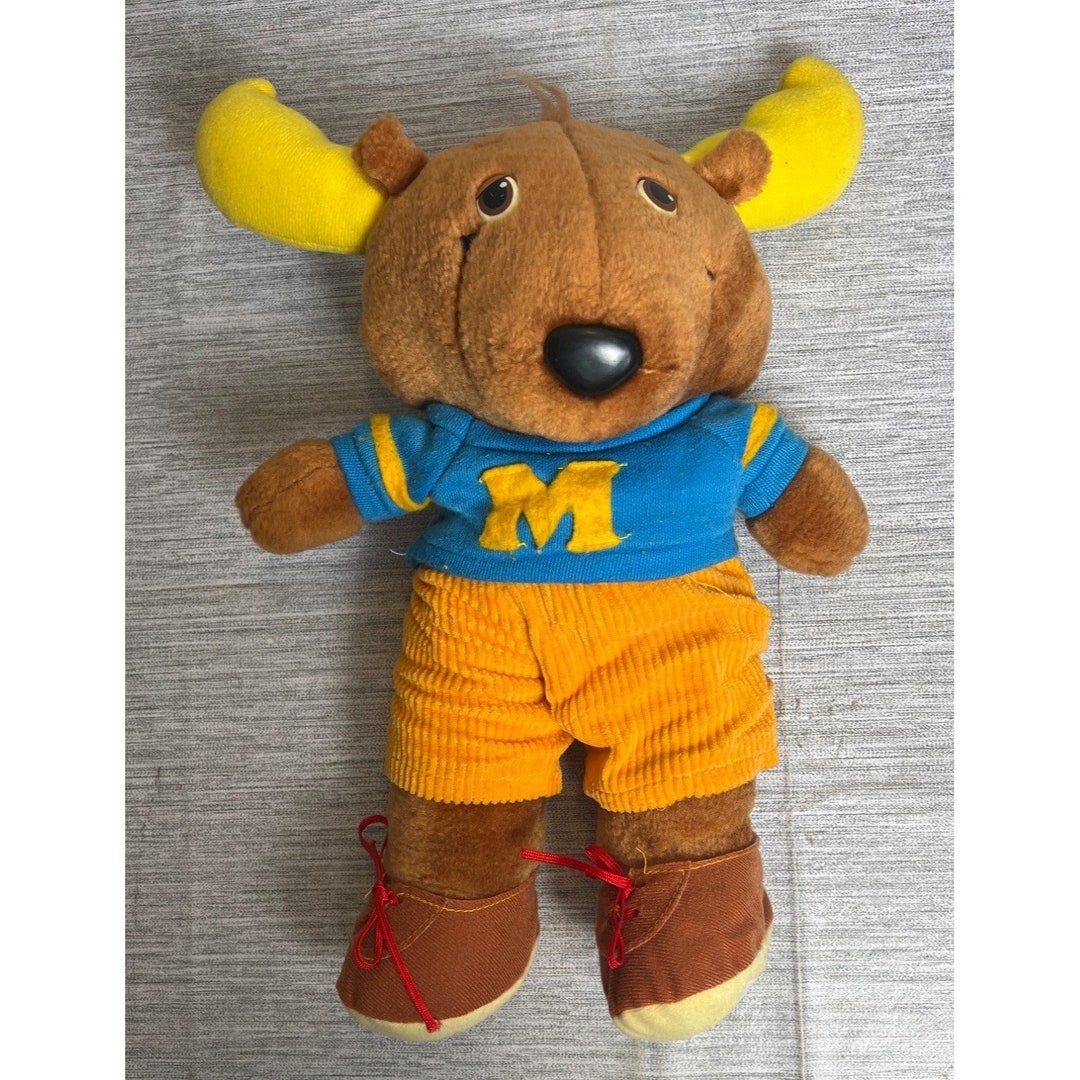 Vintage Get Along Gang Montgomery Moose Plush 14 Tomy 1984 - Etsy