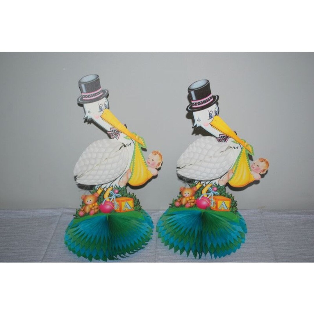 Stork Centerpieces For Baby Shower at Mary Mckeehan blog