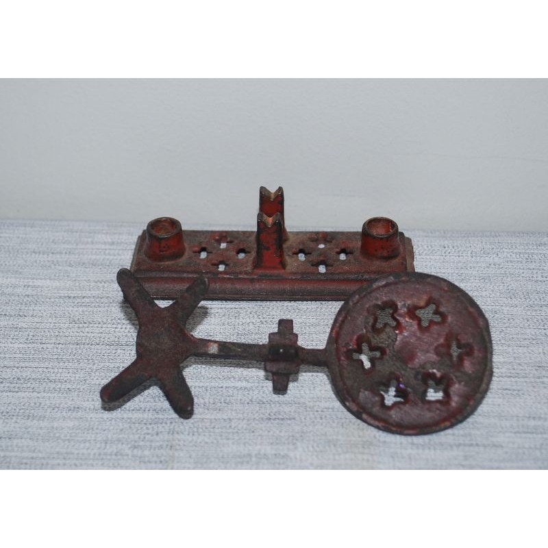 Antique Cast Iron Miniature Scale Balance Original Red Paint & Iron - Etsy