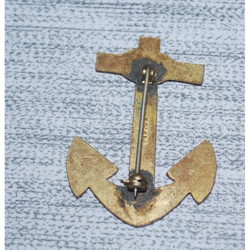 Vintage Anchor Pin US Navy 1/20 10K - Etsy