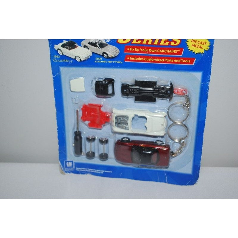 Vintage Car GM Corvette Diecast Metal Evolution Series Keychains Kit ...
