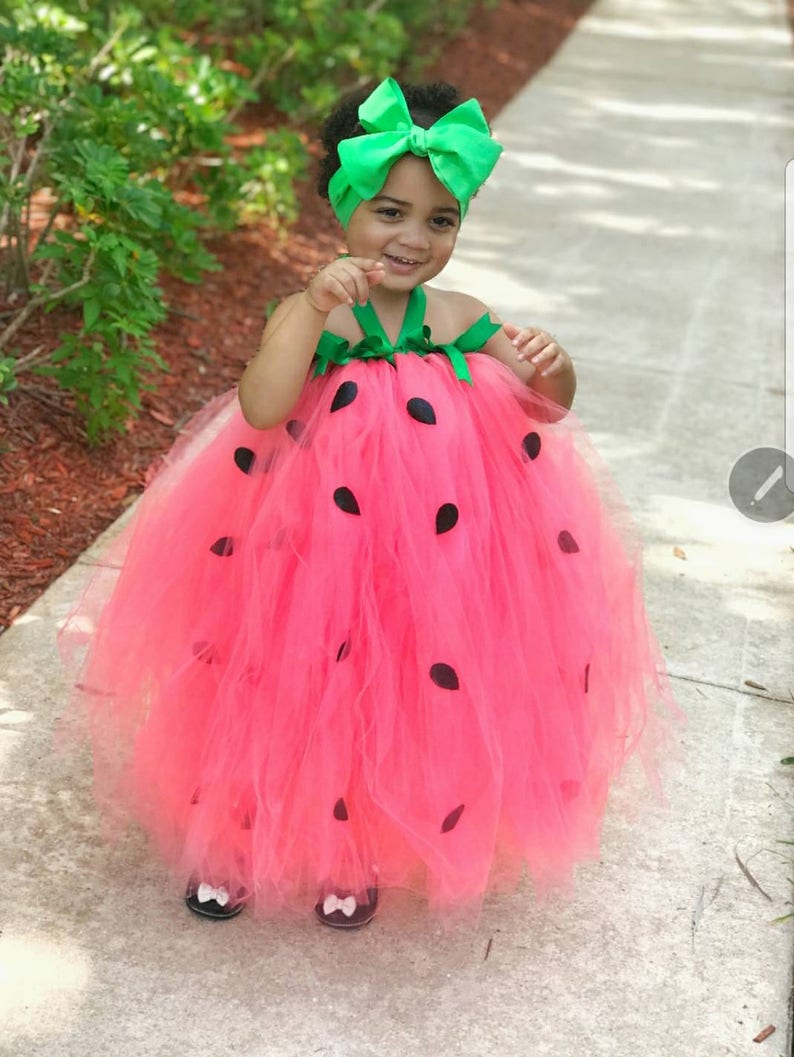 Watermelon Tutu Costume Watermelon Costume Baby Halloween - Etsy