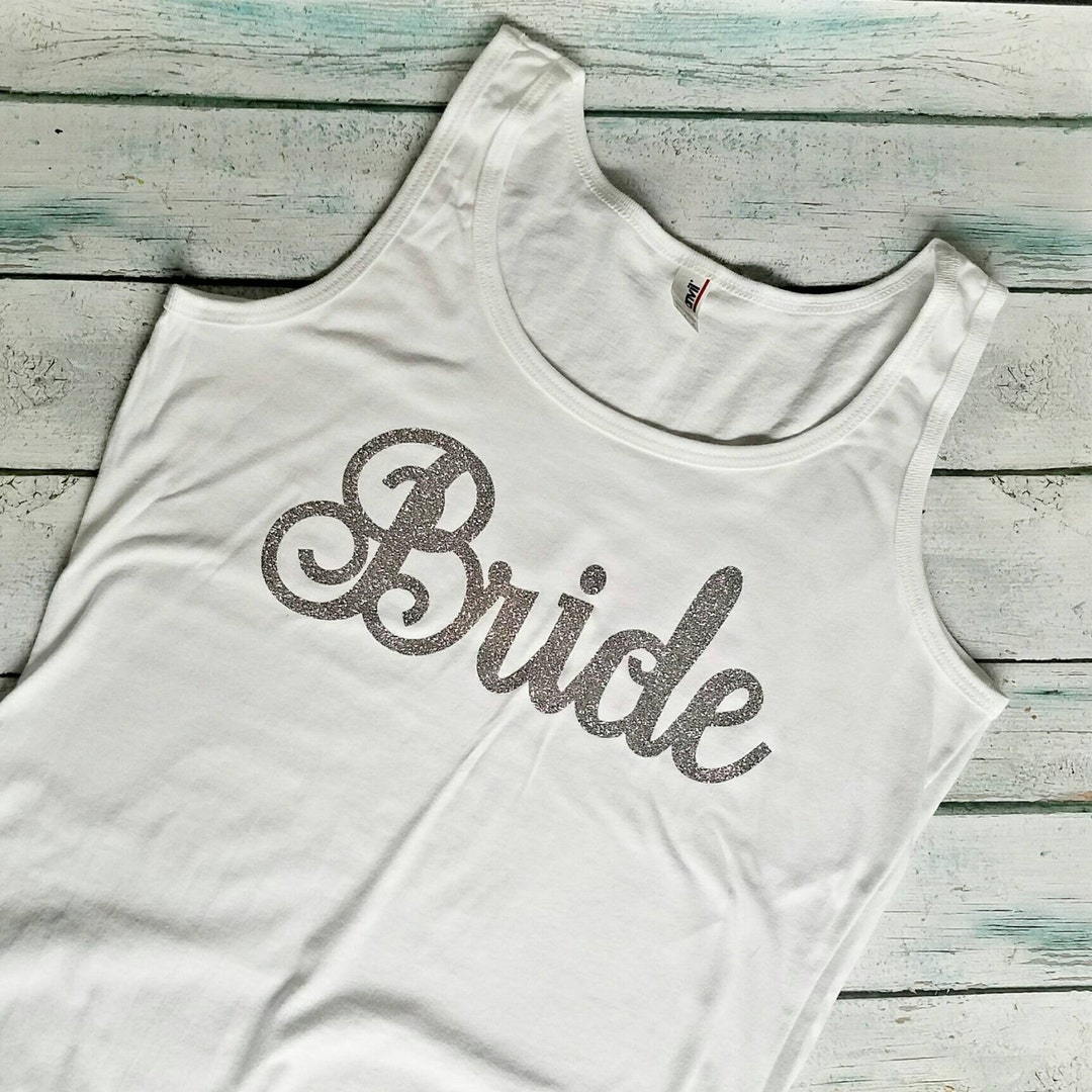 Bride Tank Top / Wedding Tank Top / Wedding / Bride Accesories - Etsy