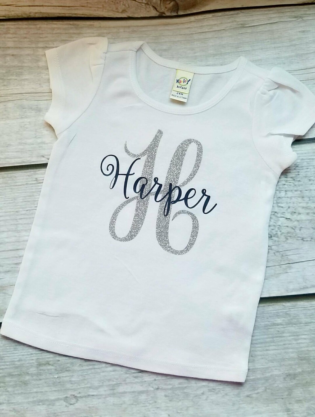 Personalized Girls Shirt, Kids Monogram Tee, Monogram Girls Shirt ...