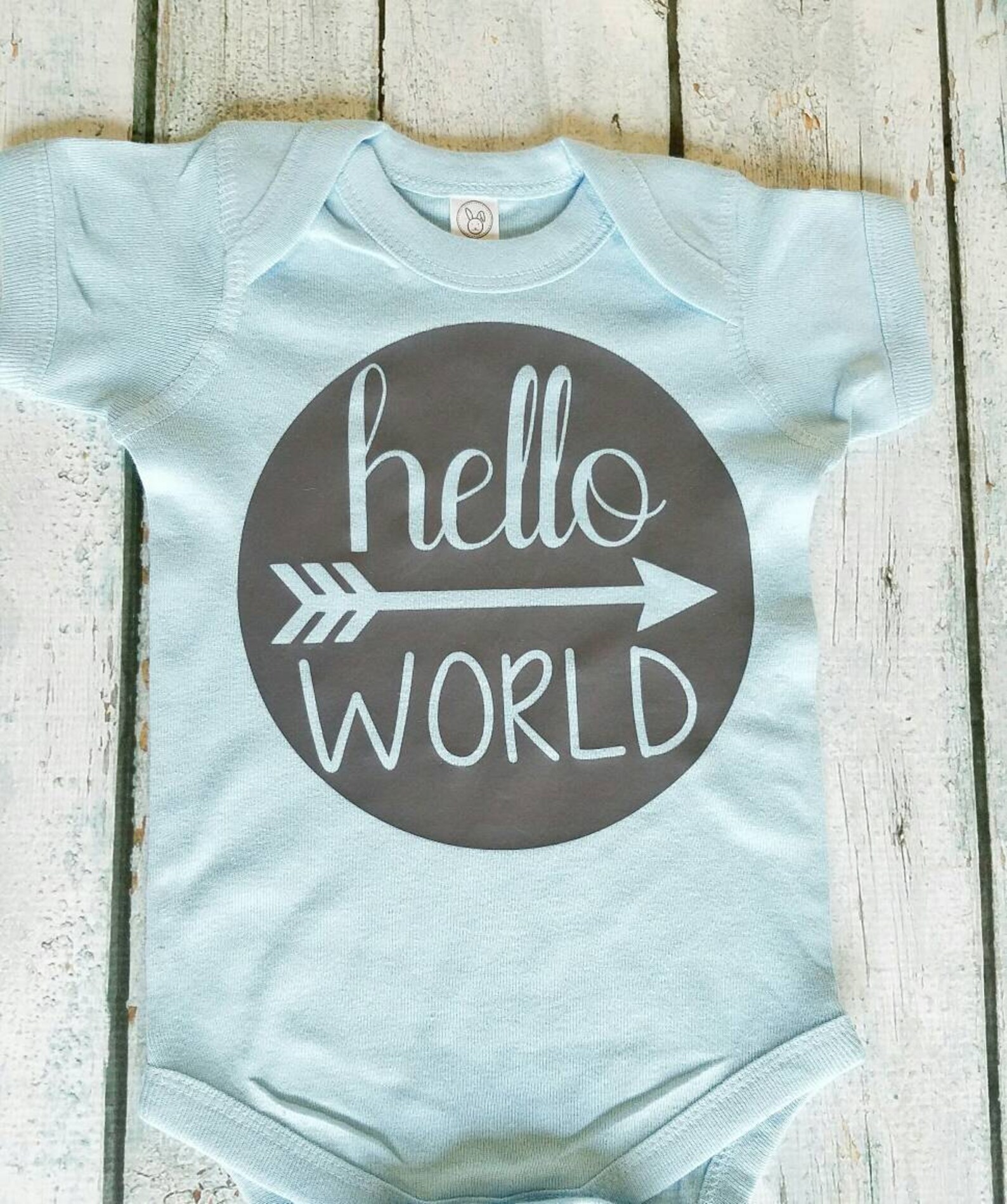 Hello World Shirt / Newborn Outfit / Baby Shirt / Baby Outfit | Etsy