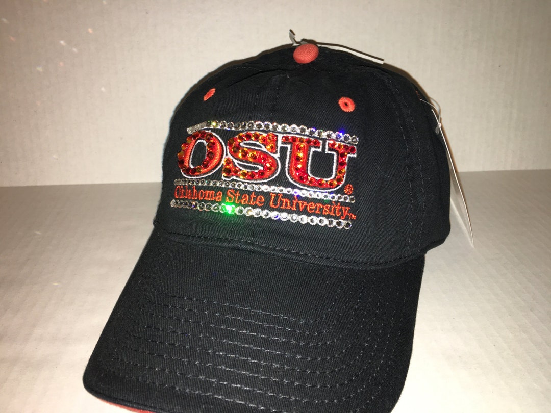 Swarovski Crystal Bling Oklahoma State Adjustable Hat - Etsy