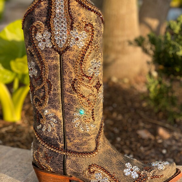 Bling Cowboy Boots - Etsy
