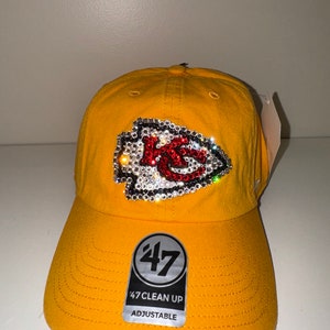 Swarovski Crystal Bling Kansas City Chiefs Adjustable Hat - Etsy