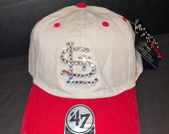St Louis Cardinals Rhinestone Hat - Etsy