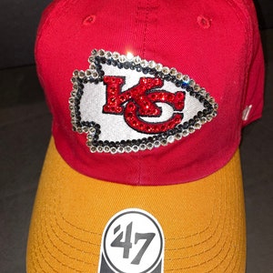 Swarovski Crystal Bling Kansas City Chiefs Adjustable Hat - Etsy