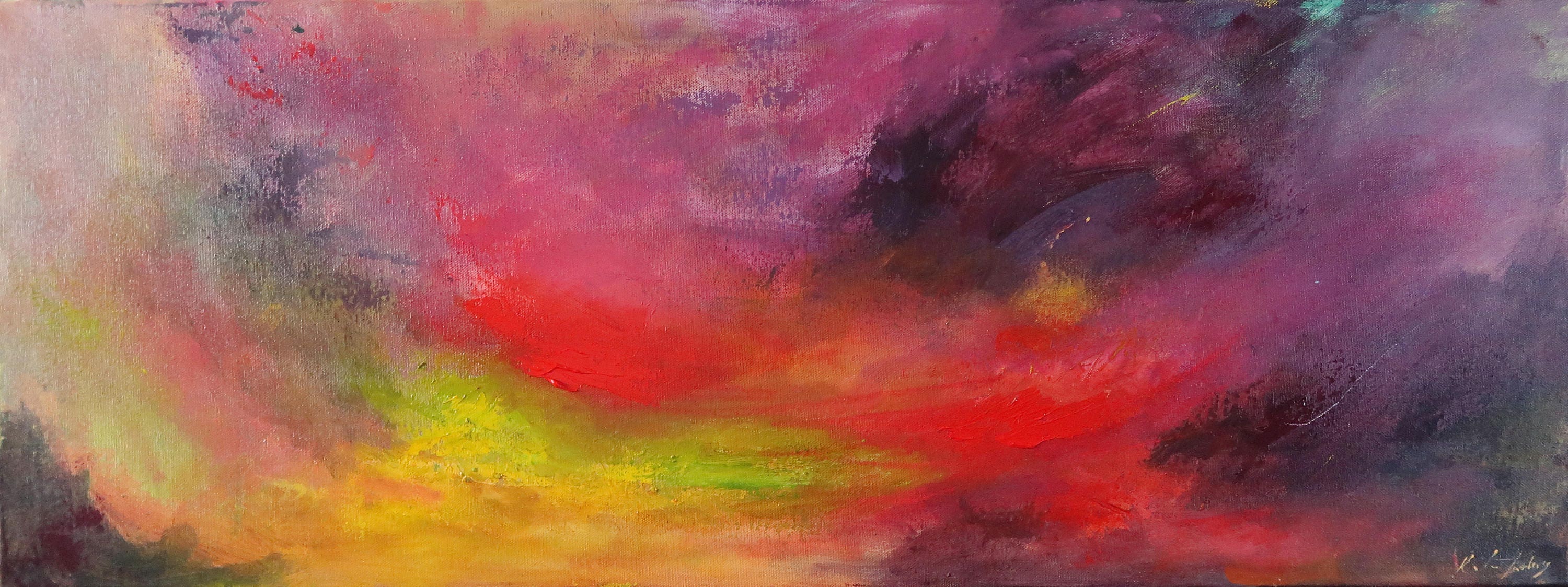 Abstract Painting / Contemporary Art / Original Artwork. "Poison Rain ...