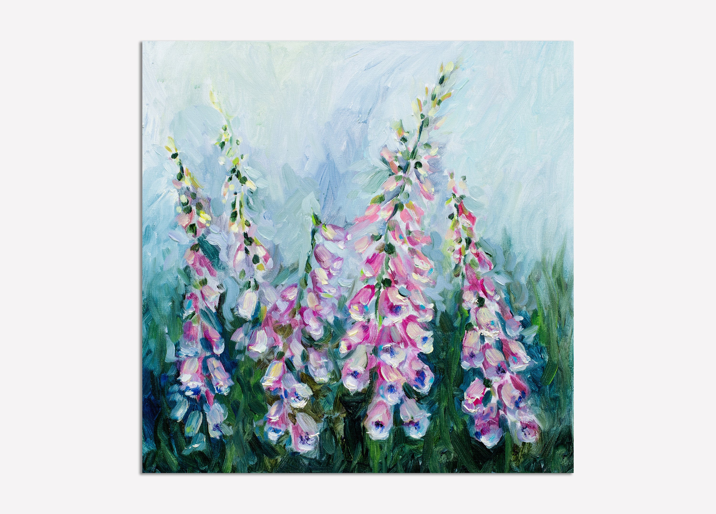 Foxglove Flower Painting