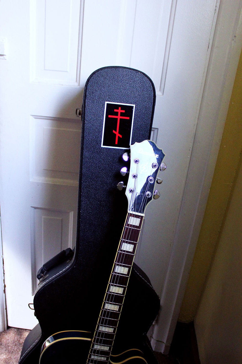 Orthodox Cross Sticker Pack: Two Vinyl Cross Decals - Red and White - Etsy