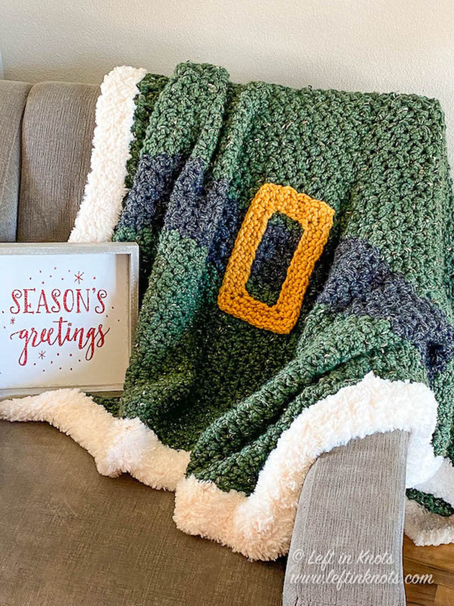 Elf Inspired Christmas Crochet Blanket Pattern PDF Printable Download ...