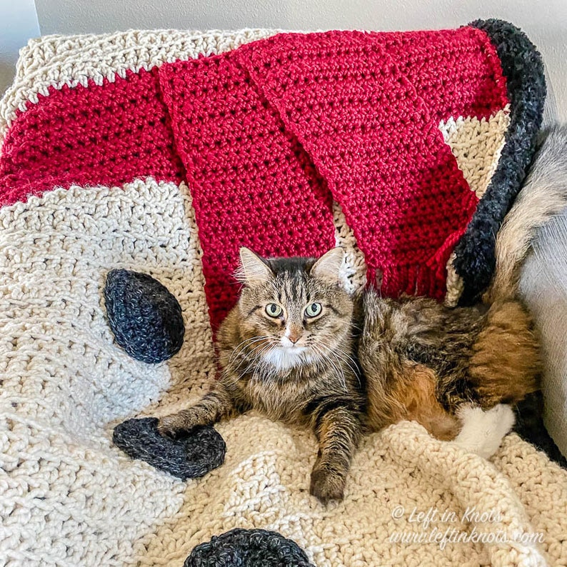 Snowman Inspired Christmas Crochet Blanket Pattern PDF Printable ...