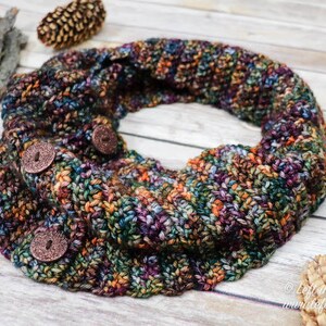 Crochet Nebula Cowl L Pattern - Printable PDF Pattern for an Easy One ...