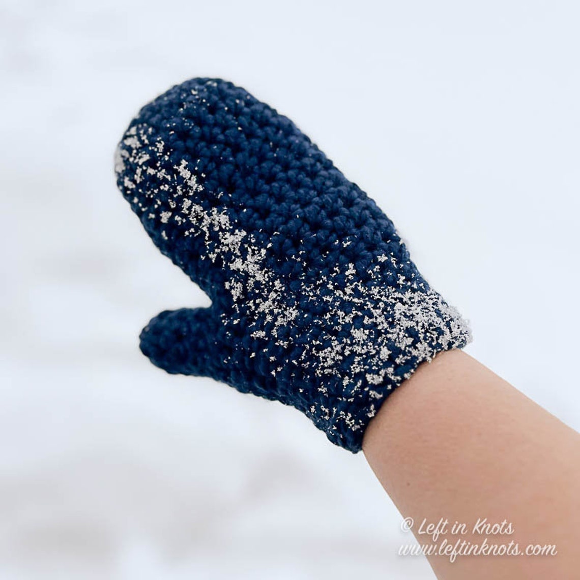 Crochet Midnight Mittens Pattern PDF Printable for Adults Made - Etsy