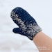 Crochet Midnight Mittens Pattern PDF Printable for Adults Made With ...