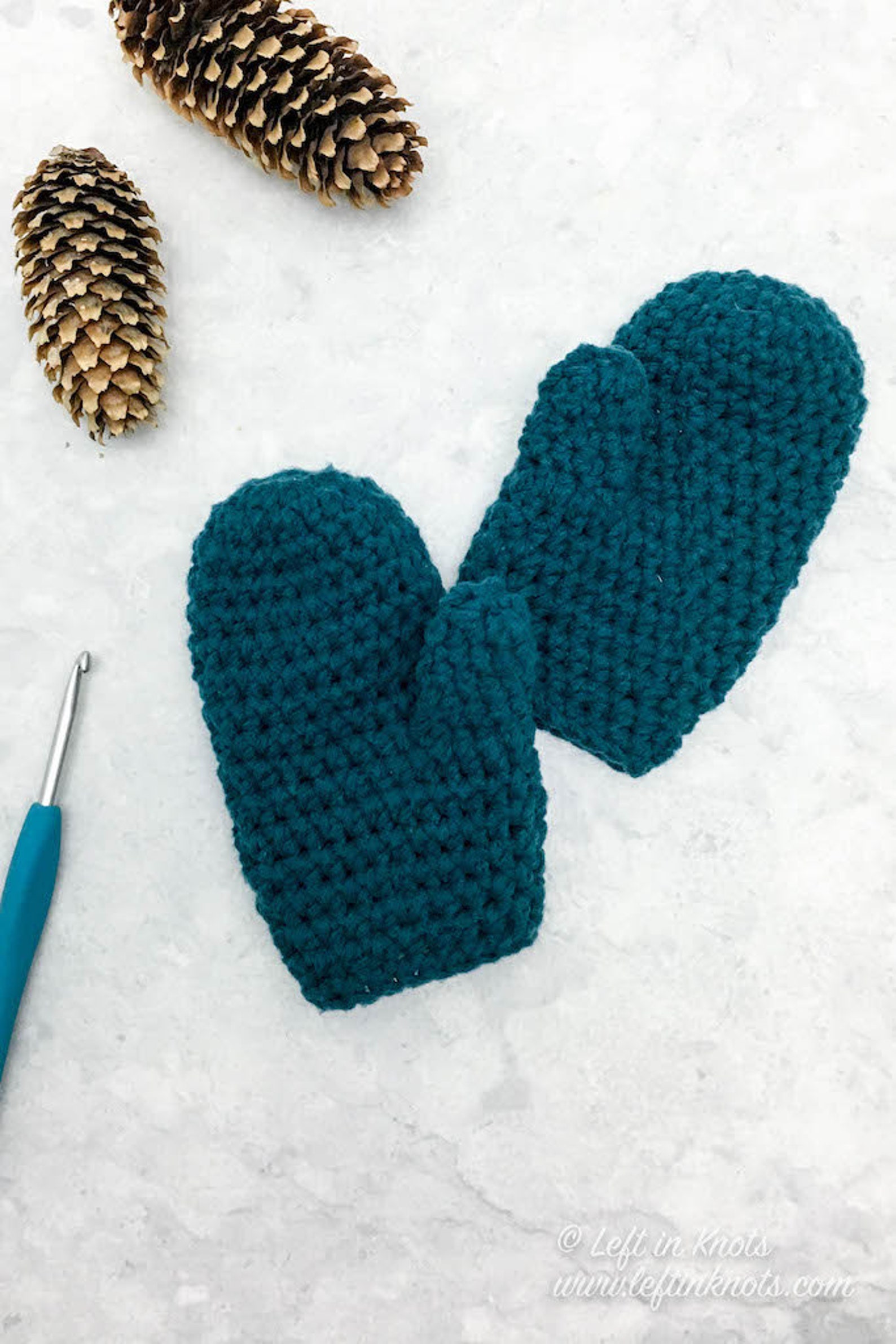 Little Kid Mittens Crochet Pattern PDF Printable Download for - Etsy
