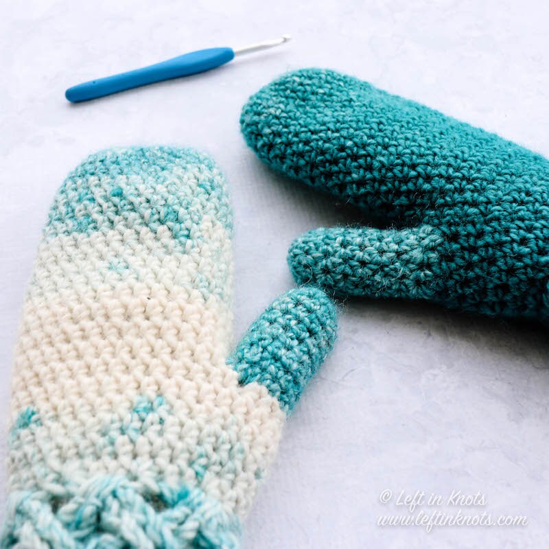 Celtic Winters Mittens Crochet Pattern PDF Printable Modern | Etsy