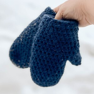 Crochet Midnight Mittens Pattern PDF Printable for Adults Made With ...