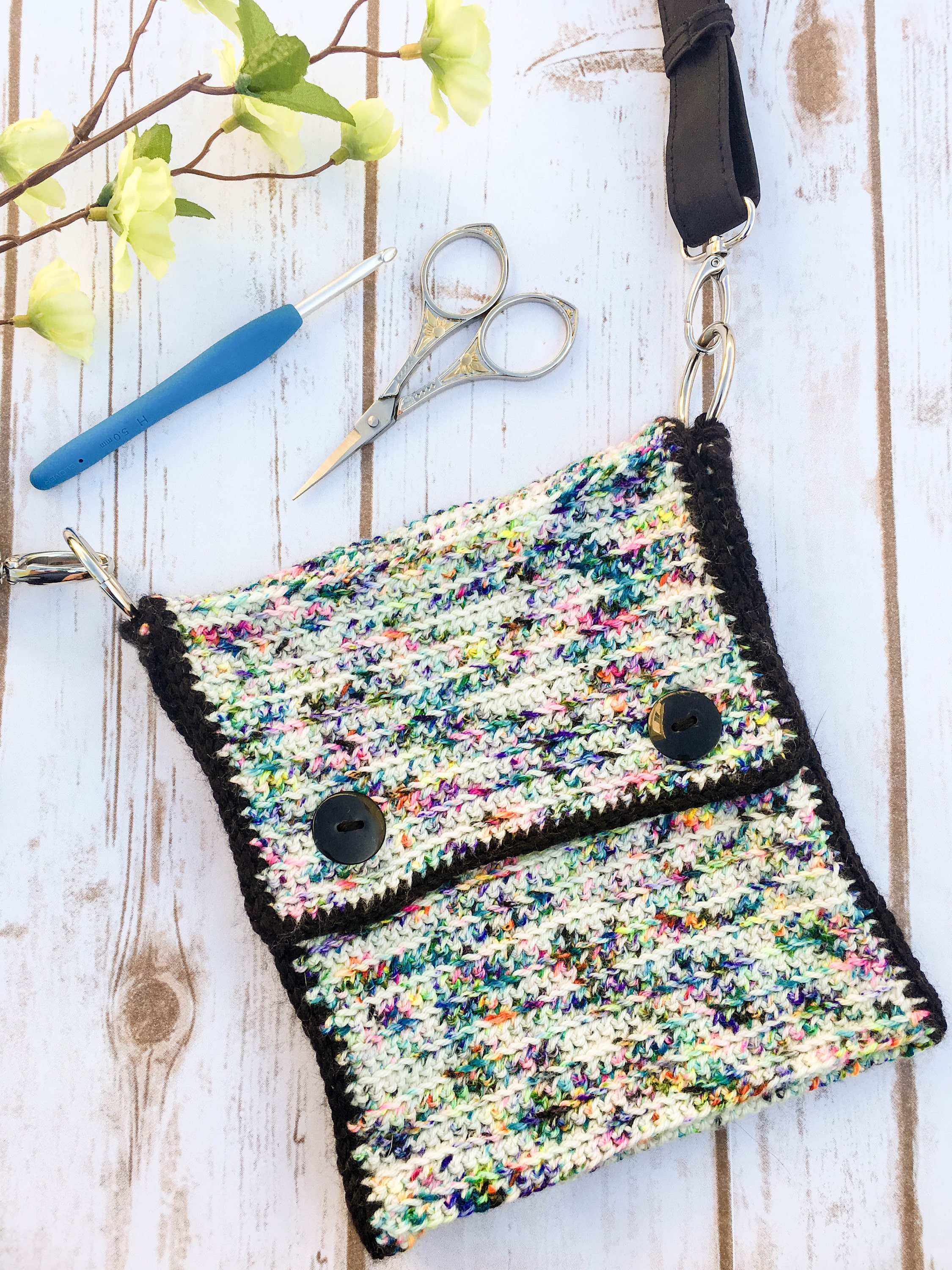 Firecracker Crossbody Purse Crochet Pattern PDF Printable Download One ...