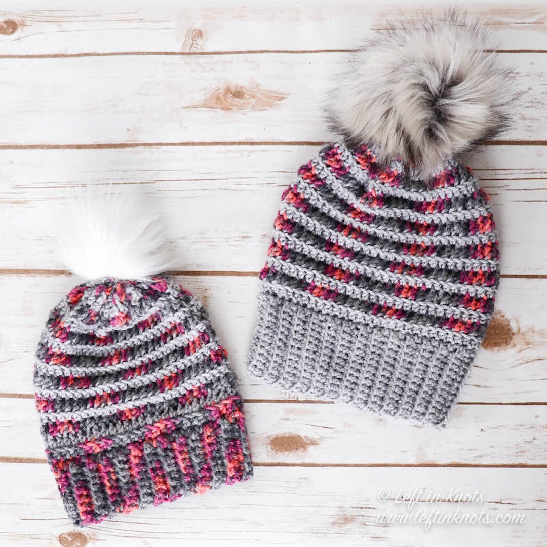 Crochet Crinkle Beanie PDF Pattern PRINTABLE for Adult or Child - Etsy