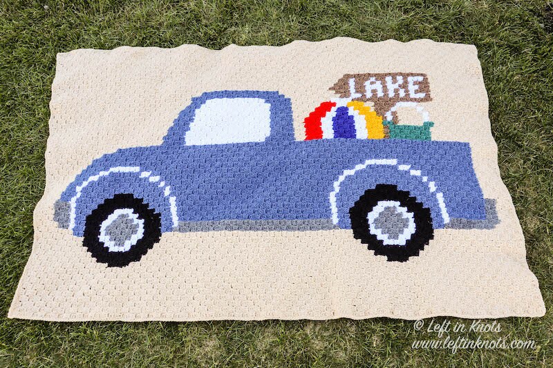 Crochet Vintage Truck C2C Crochet Patterns Bundle PDF Spring Flowers ...
