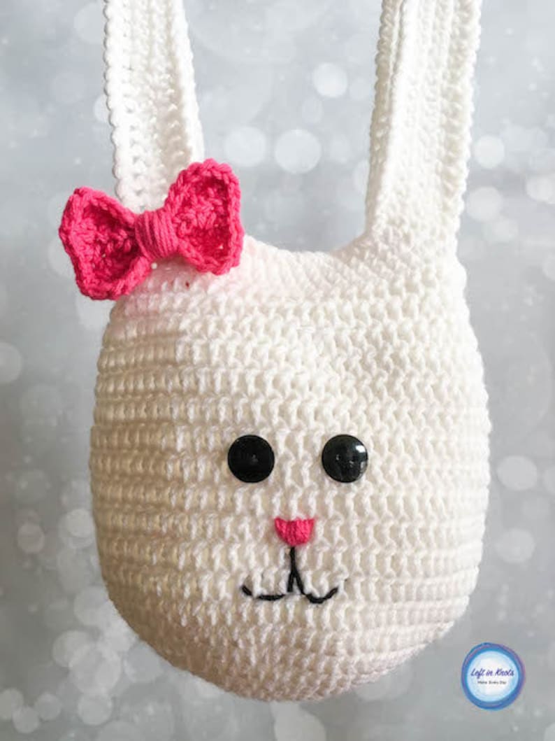 Crochet Easter Bunny Bag Pattern PDF Download a Crochet - Etsy