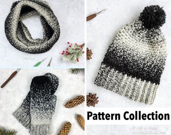 Crochet Snowball Pattern Collection: Three Modern and Easy | Etsy