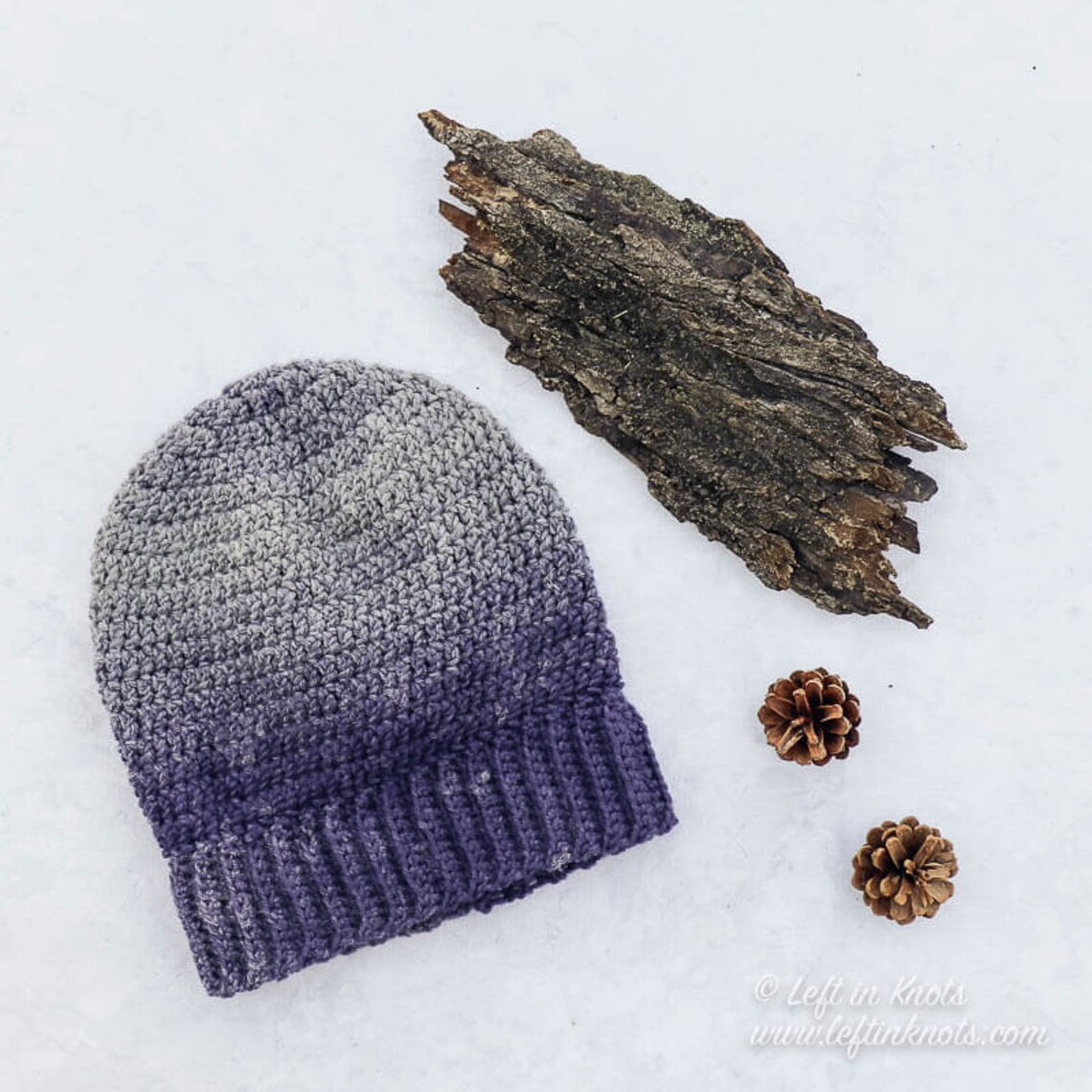 Folded Brim Beanie Hat Crochet Pattern PDF Printable Download - Etsy