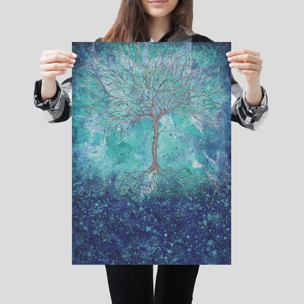 Tree Turquoise - Etsy
