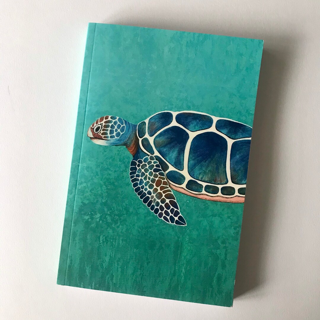 Sea Turtle Art Journal Creative Writer Ocean Gifts for Her - Etsy UK