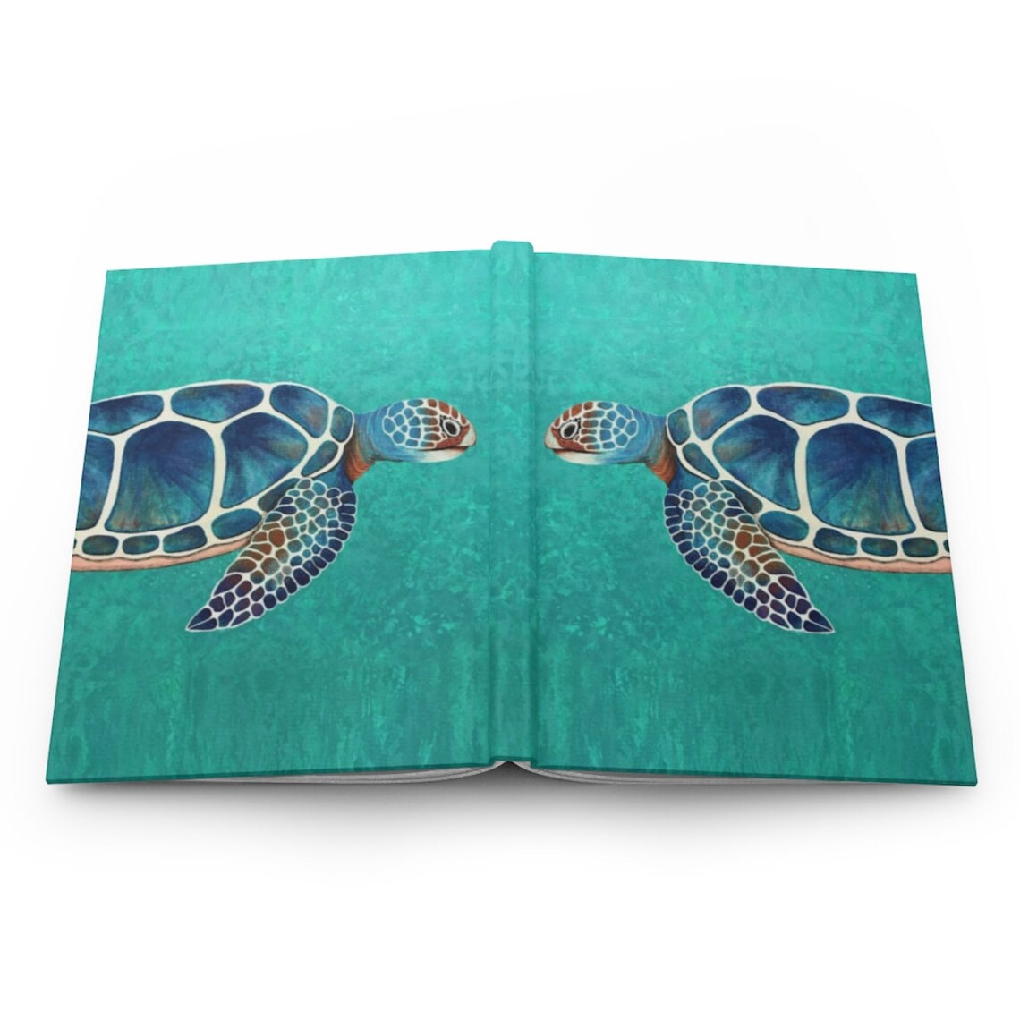 Hardcover turtle notebook lined page journal decorative | Etsy