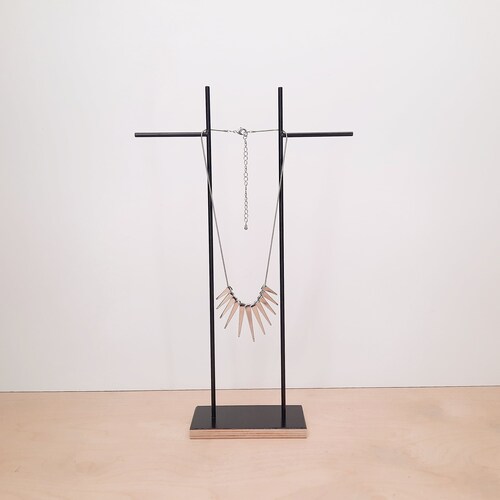 Rustic JEWELRY DISPLAY Necklace Stand Holder SET of Three - Etsy